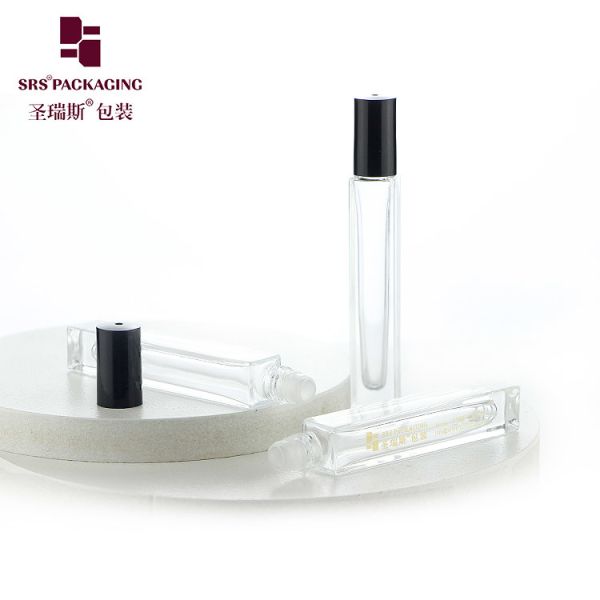 Quality GB2-10ml Glass Empty Perfume Roller Bottle No Leakage With Plastic Screw Cap for sale