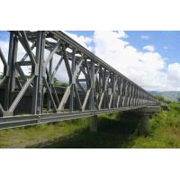 Quality Assembly Steel Bailey Bridge deck truss Concrete Deck , Galvanized  for sale