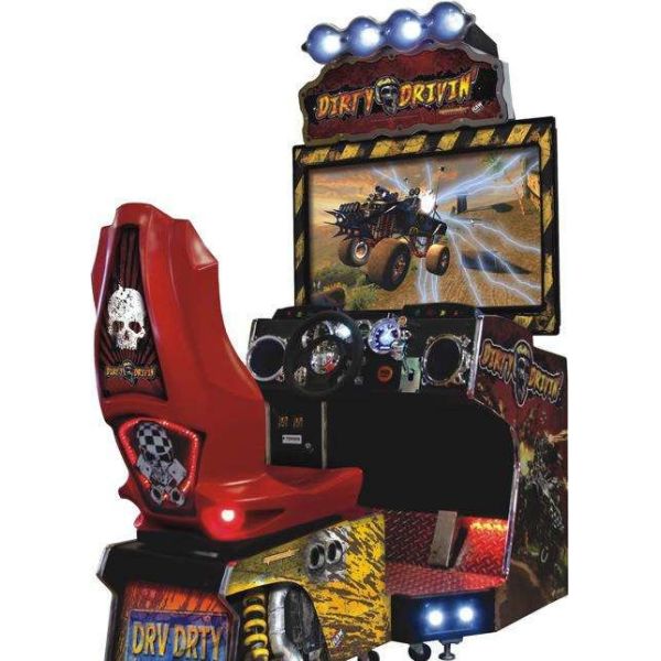 Quality 3D Video Coin Operated Dirty Driving Car Racing Arcade Game Machine For Game for sale