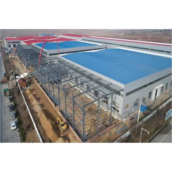 Quality Fireproof Structural Purlin Prefabricated Steel Warehouse For Outdoor for sale