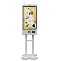 Quality Restaurant Automated Fast Food Kiosk Bill Terminal Self Service for sale