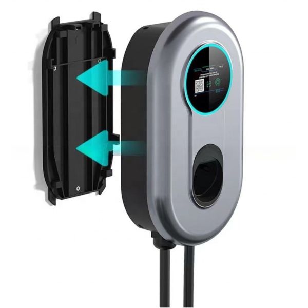 Quality TUV.CE Approved 3.5KW CCS2 Portable EV Home Charger for Pedestal Green and Blue States for sale