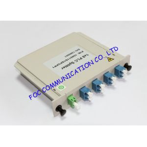 Quality Cassette Box Type LC / UPC Fiber PLC Splitter , 1×8 Passive Optical Splitter for sale