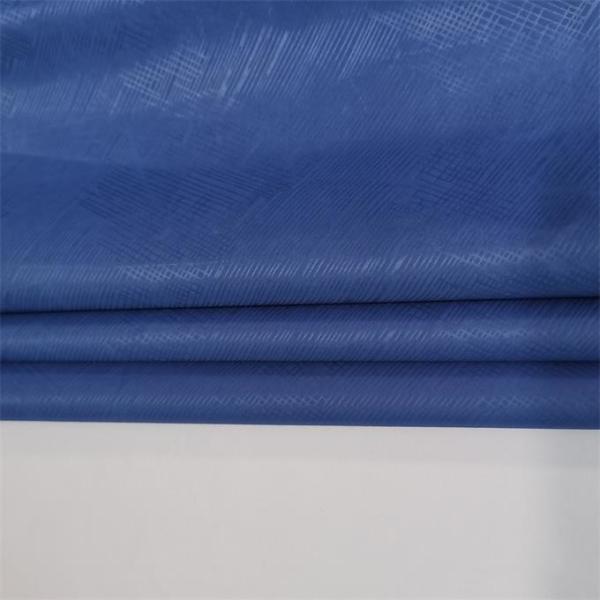 Quality 310t Recycle Fabric 40dX40d 100% Nylon Taffeta Embossed Fabric for sale