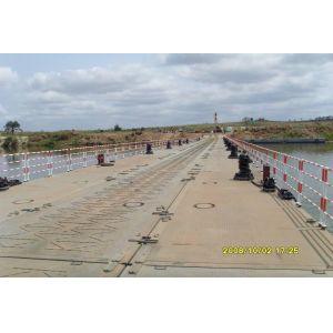 Quality River Trestle Floating Pontoon Bridge Temporary For Entertainment for sale