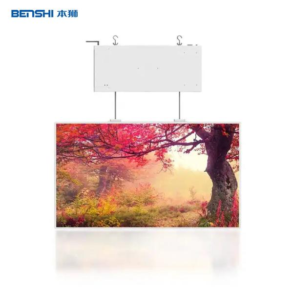 Quality 55 Inch LCD TV Hanging Advertising Digital Signage Double Sided for sale