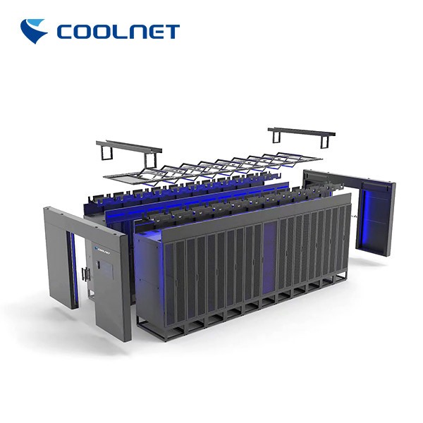 Quality 600x1100x2000mm Modular Data Center with Hot Cold Aisle Containment and Modular for sale