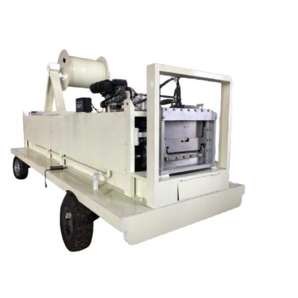 Quality Trapezoid Standing Seam Metal Roofing Panel Machine 10 Stations for sale