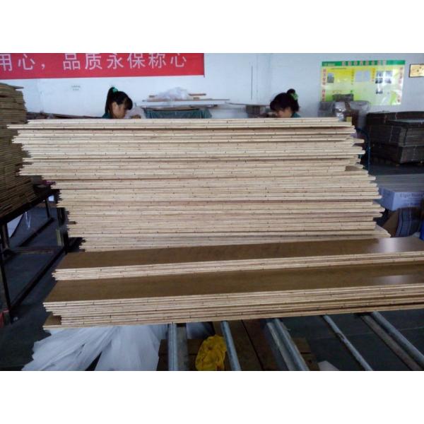 Quality Asian Maple(China Maple) engineered Wood Flooring with Mocca stained and semi for sale