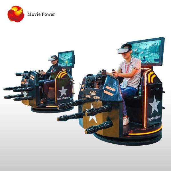 Quality Electric System 9D VR Shooting Game Machine War Battle Max Load 150kg for sale