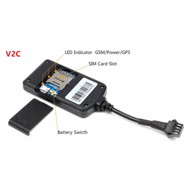 Quality TK103 Or GT06 Protocol Motorcycle GPS Tracker Support Power Off Alarm for sale