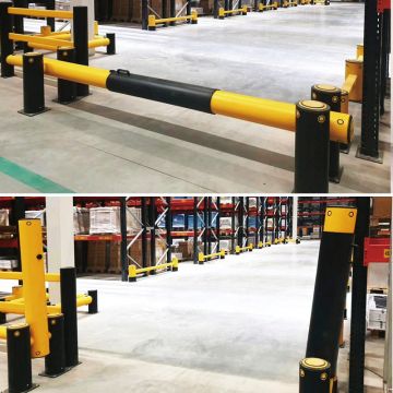 Quality Warehouse Dock Gate Anti-Collision Guardrails Warehouse Safety Barrier Traffic for sale