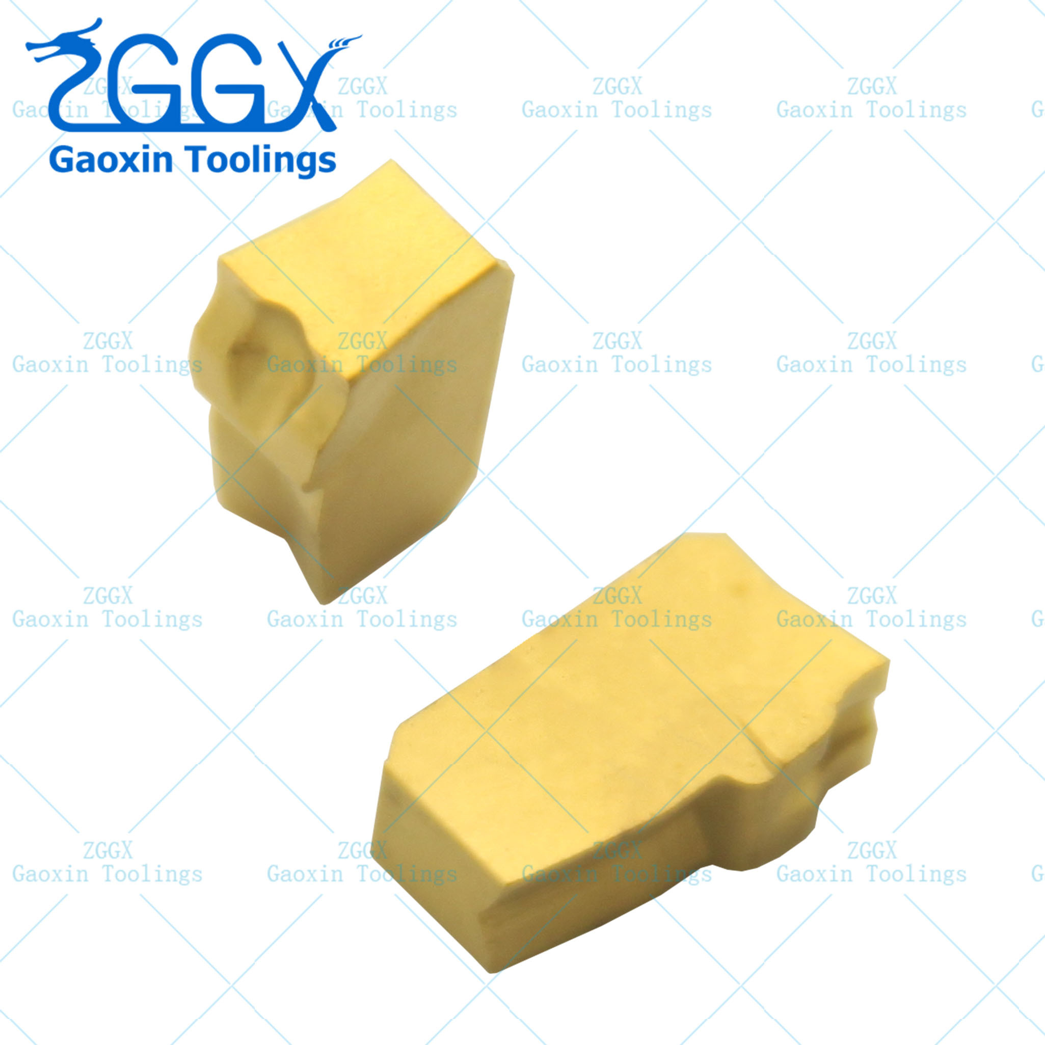Quality CVD Coating Parting And Grooving Inserts Golden For CNC Machine Cutting Off for sale