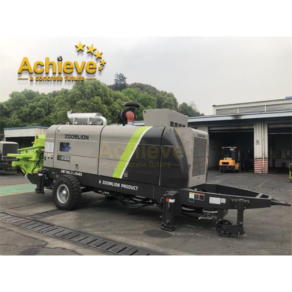 Quality Used Concrete Trailer Pump ZOOMLION HBT105.21.286RSU for sale