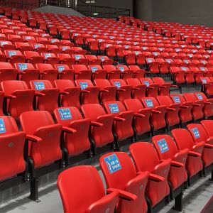 Quality Fireproof Anti-aging Anti-UV Plastic Stadium Seating and Fixed Stadium Chair for for sale