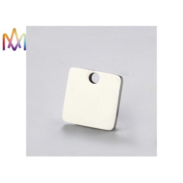 Quality OEM ODM 304SS Square Creative Tag Pendant For Unisex for sale
