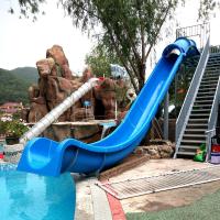 Quality Wear Resistant Thrill Outdoor Water Park Slide 1 Rider/Time Capacity for sale