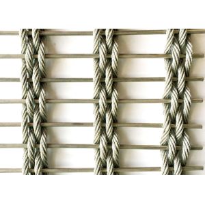 Quality 11mm XY M4375 Stainless Steel Crimped Woven Wire Mesh Building Partitions for sale