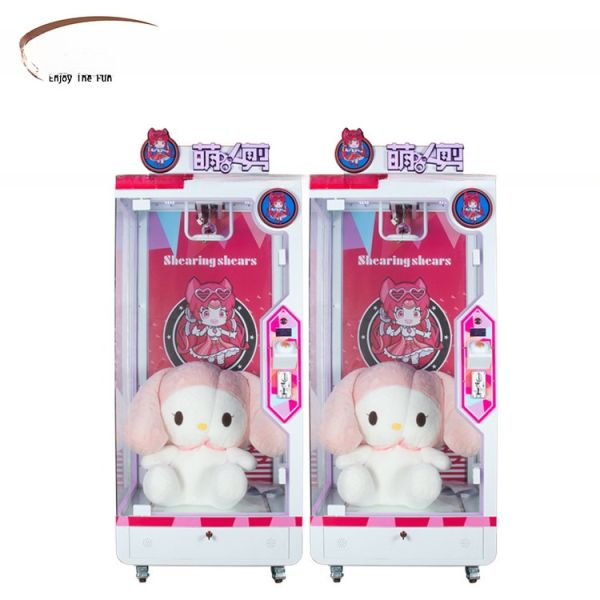 Quality Electric Scissors Game Machine Cutting Doll Arcade Machine OEM for sale