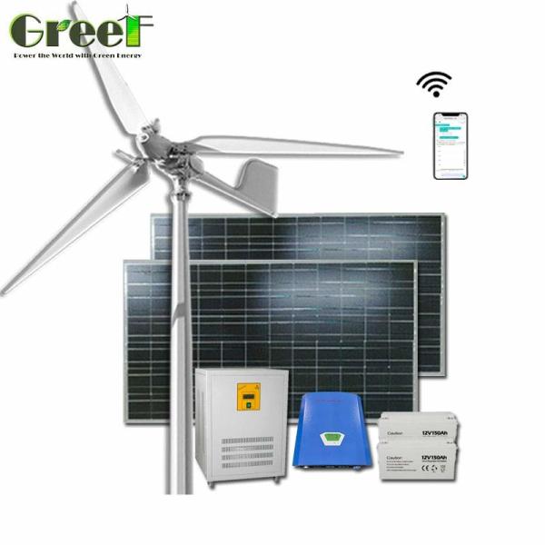 Quality Electricity Generation Hydraulic Pitch Control Wind Turbine 5KW Three Phase for sale