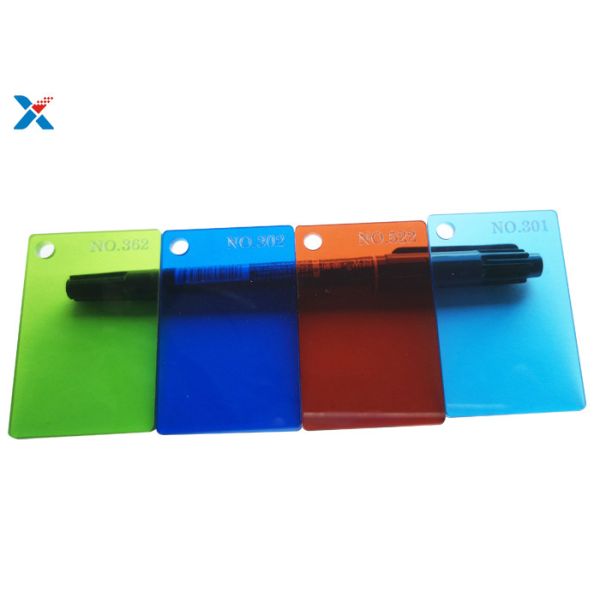 Quality 2mm Translucent Green Coloured Acrylic Sheet Extruded Perspex Plate for sale