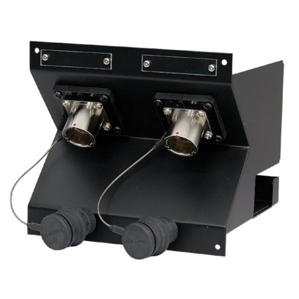 Quality Single Mode SMPTE Fiber Connector And Enclosures Panel Fixed Plug for sale