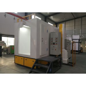Quality 6m Length Electrostatic Powder Coating Room / Powder Paint Spray Booth for sale
