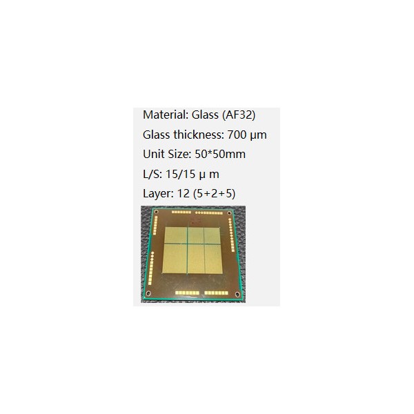 Quality 12 Layers ABF Additive Lamination Process-12L 700μM Glass Thickness for sale