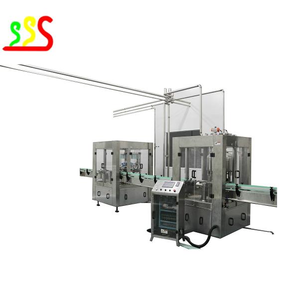 Quality 210ml Bottle Fruit Juice Processing Machine 4000 - 5000 Bottles/H for sale