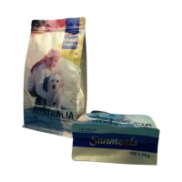 Quality Colorful Moisture-Proof Zipper Lock Aluminum Heat Sealed Flat Bottom Packaging for sale