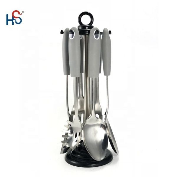 Quality Metal Kitchen Cookware Food Turner Sets Stainless Steel Customized Logo for sale