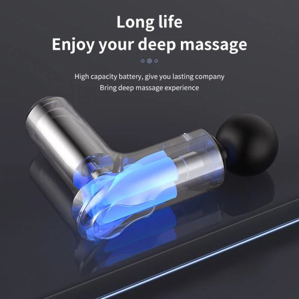 Quality 5 Speed Levels Handheld Mini Massager Gun for Targeted Deep Tissue Percussion for sale