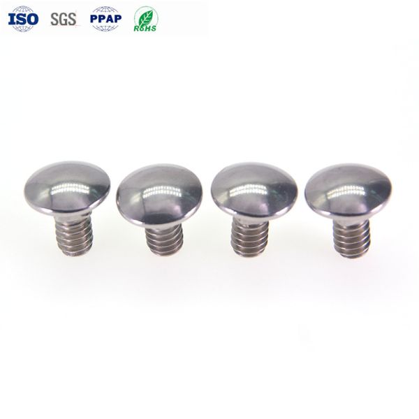 Quality Stainless Steel Square Neck Mirror Screw M2-M10 20mm Polished for sale