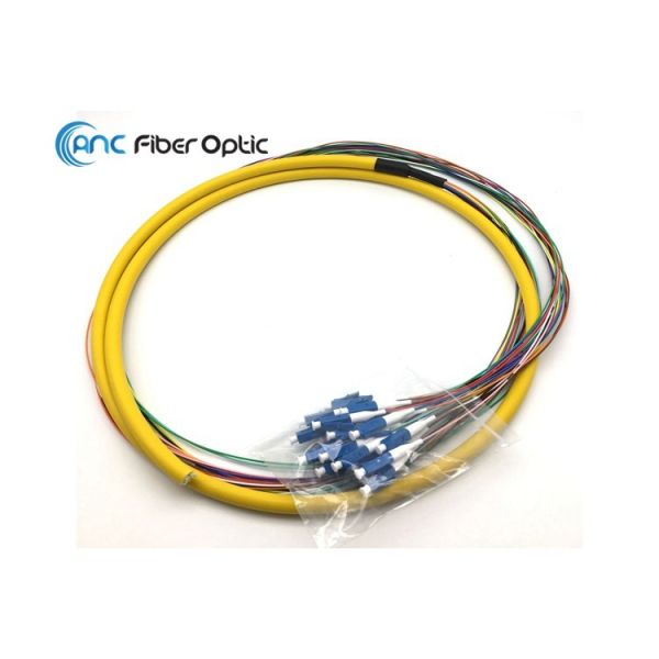 Quality 0.9mm LC PC Fiber Optic Pigtail LSZH SM G657A1 G657A2 G657B3 Bend Intensive for sale