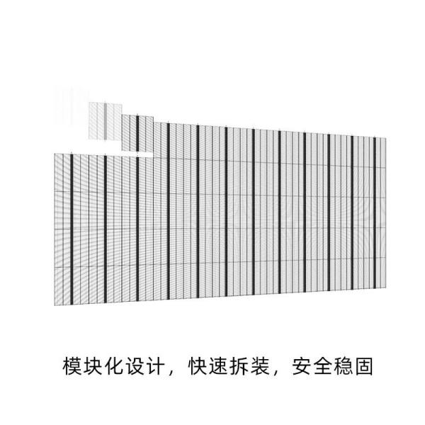 Quality Outdoor Rental Transparent Led Display Screen Facade for sale