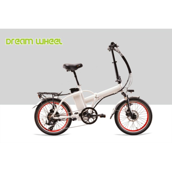 Quality Adult Electric Folding Bike 250W 36V , 20 Inch Collapsible Electric Bike for sale