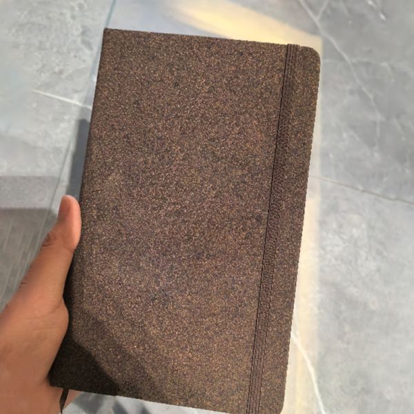 Quality Sustainable Office Essential Coffee Ground Notebook With Embossing Logo for sale