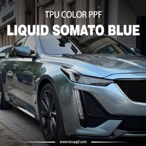 Quality Liquid Somato Blue TPU Color PPF Car Colored Decorative Film 7.5mil K-008 for sale