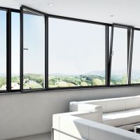 Quality Tilt Turn Clear Double Insulated Glass Window Ventilation Open Inwards Hopper Windows for sale