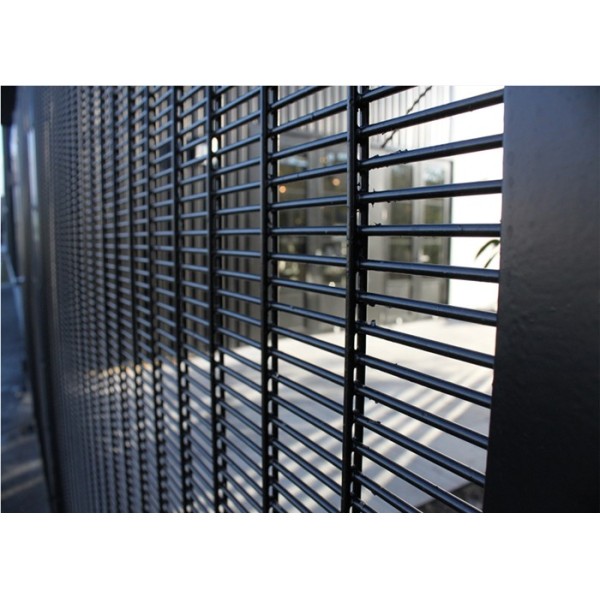 Quality Double Wire Welded Security Fence , 1m Silver Galvanized Wire Fence Panels for sale