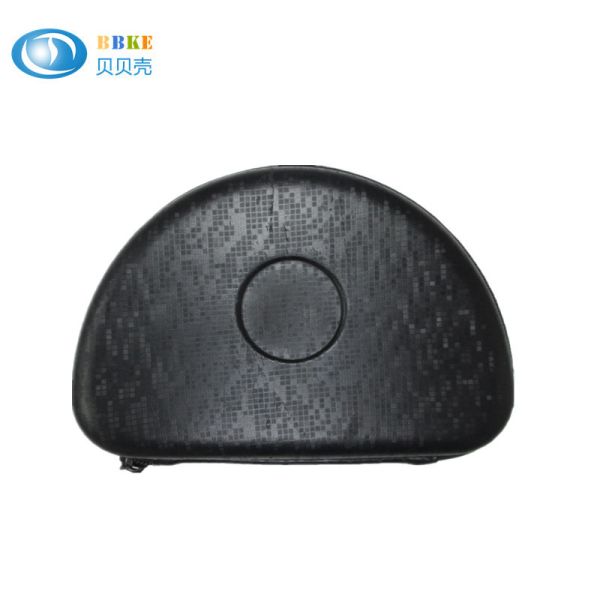Quality Foldable Headphone Protective Case , Black EVA Foam Earbud Carrying Case for sale