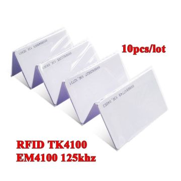 Quality Rfid Thick Mango Em Id Card White 125khz Clamshell Em4100 Tk4100 for sale