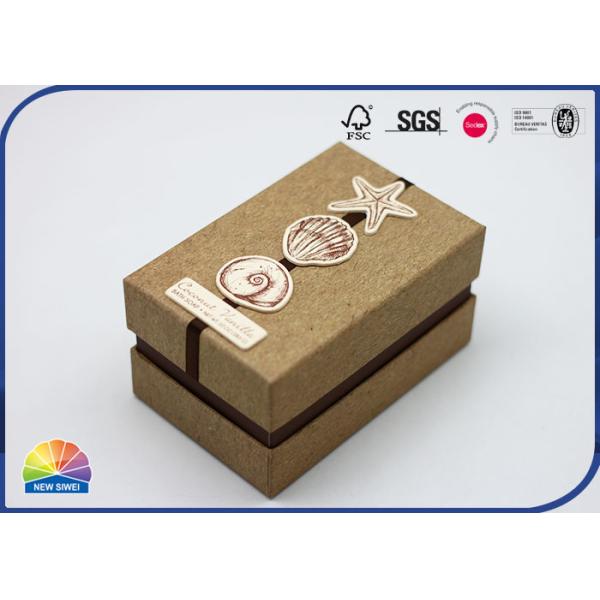 Quality Brown Customized Rigid Shoulder Box For Special Gift Soap for sale