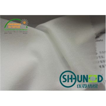 Quality Two Side Coating Fusible Woven Interlining And Interfacing Good Handfeeling for sale