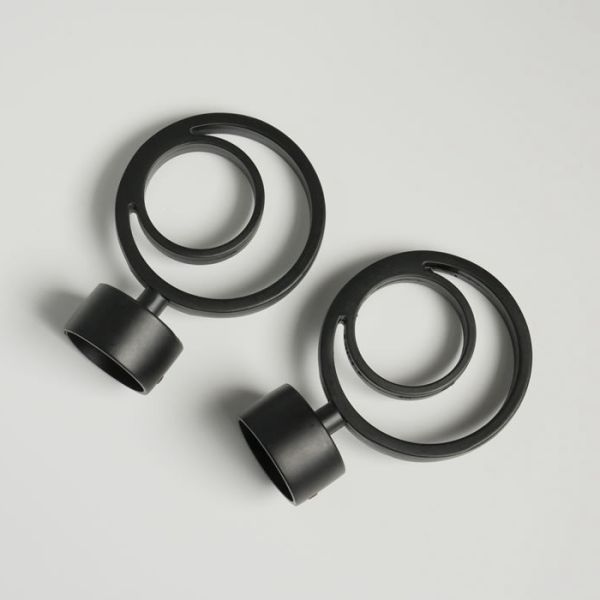 Quality Home Decor Wall Mounted Plated Curtain Rod Finials for sale