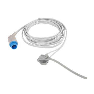 Quality Stable Soft Patient Monitor Spo2 Sensor , Length 3m Pulse Oximeter Wire for sale