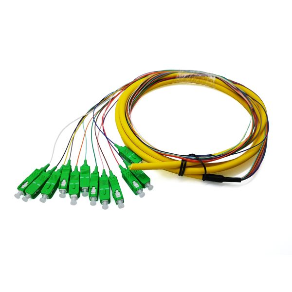 Fiber Optic Pigtail - 12 Colors SC APC Fiber Optic Pigtails G657A1 LSZH ...