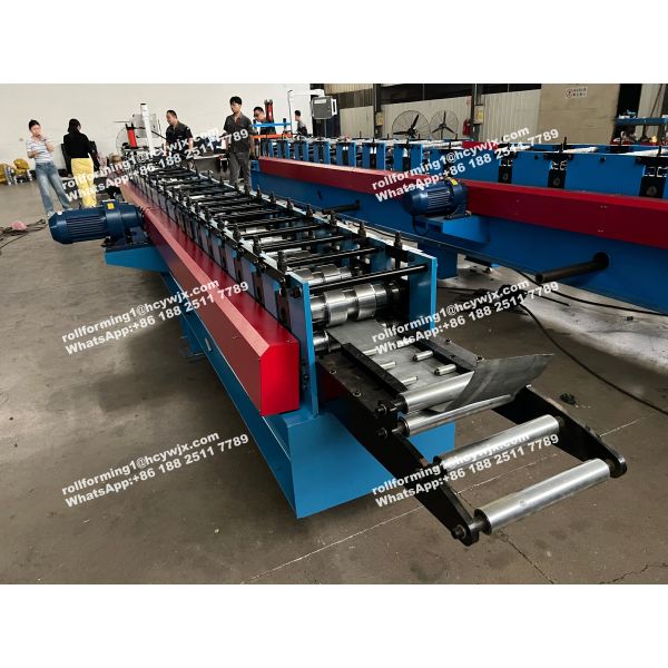 Quality Sectional Garage Door Guide Rail Track Sliding Roll Forming Machine for sale
