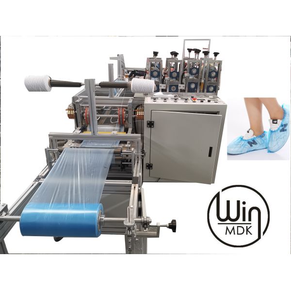 Quality 220V Overshoes Making Equipment , 3.8kw Boots Cover Making Machine for sale