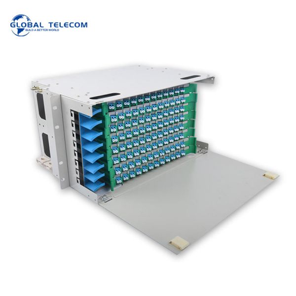 Quality Odf Fiber Optic Patch Panel Wall Mounted 12 24 48 96 144 Port for sale